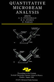 Quantitative Microbeam Analysis - 1st Edition - A.G Fitzgerald - B.E S