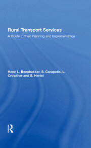 Rural Transport Services: A Guide To Their Planning And Execution - 1s