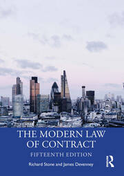 The Modern Law of Contract - 15th Edition - Richard Stone - James Deve