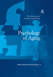 Psychology of Aging - 1st Edition - Martin Orrell - Aimee Spector - Ro