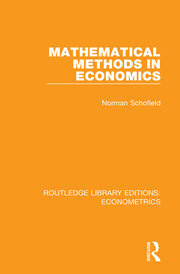 Mathematical Methods in Economics - 1st Edition - Norman Schofield - R